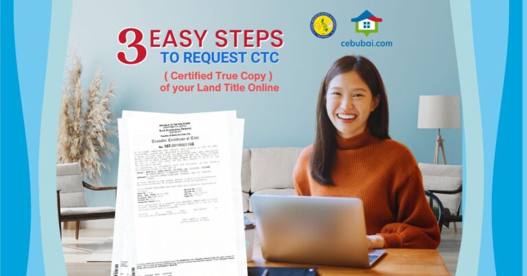 3-Easy Steps to Request a Certified True Copy (CTC) of Your Land Title Online | Cebubai.com